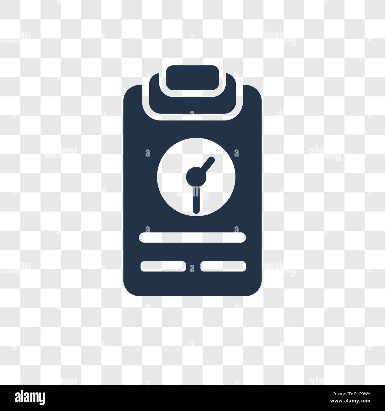 Records vector icon isolated on transparent background, Records ...