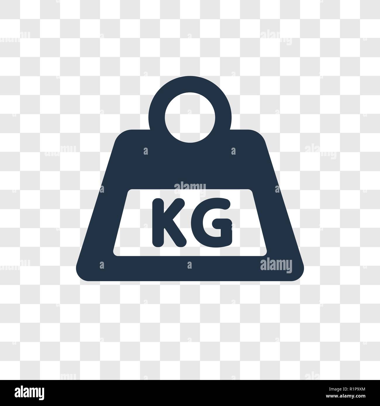 Weight vector icon isolated on transparent background, Weight ...