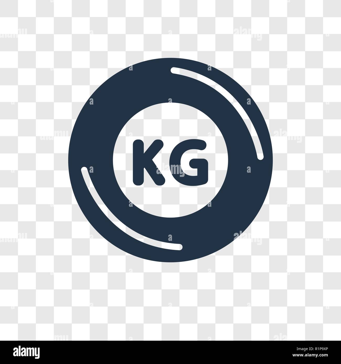 Weight vector icon isolated on transparent background, Weight ...