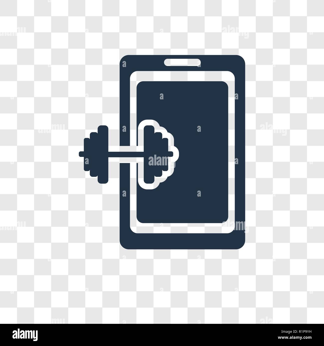 Phone vector icon isolated on transparent background, Phone ...