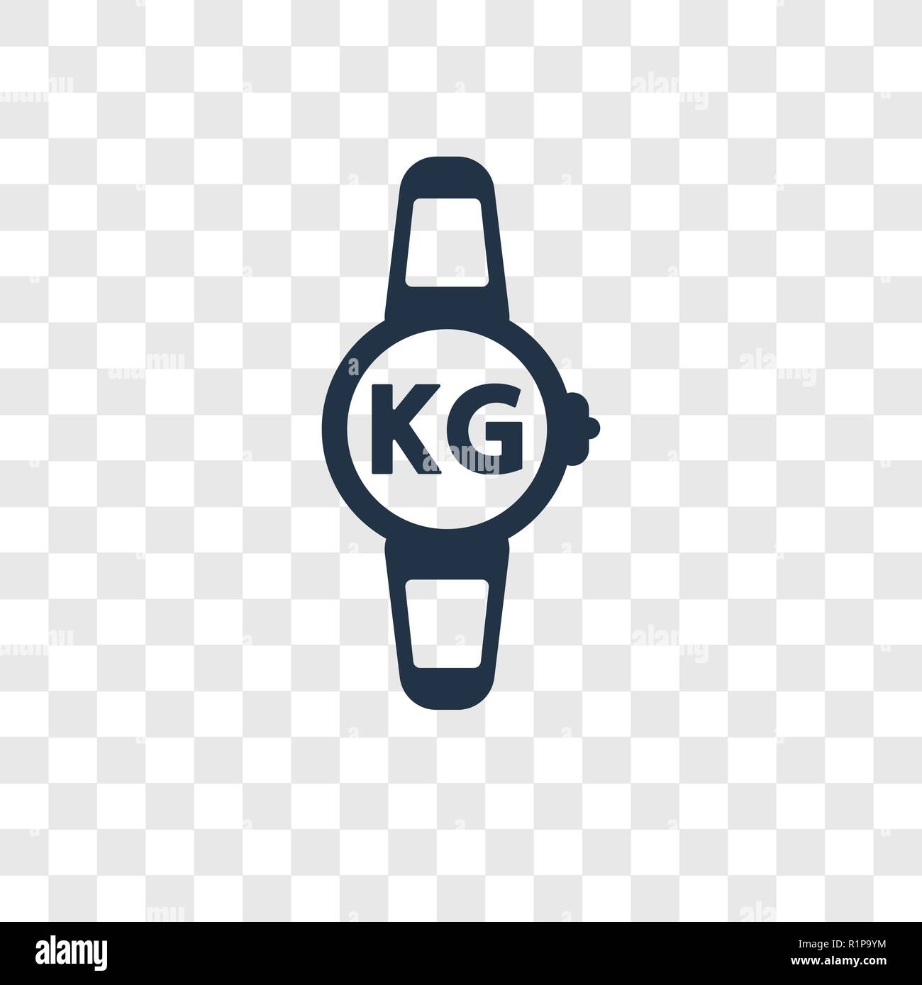 Smartwatch vector icon isolated on transparent background, Smartwatch ...