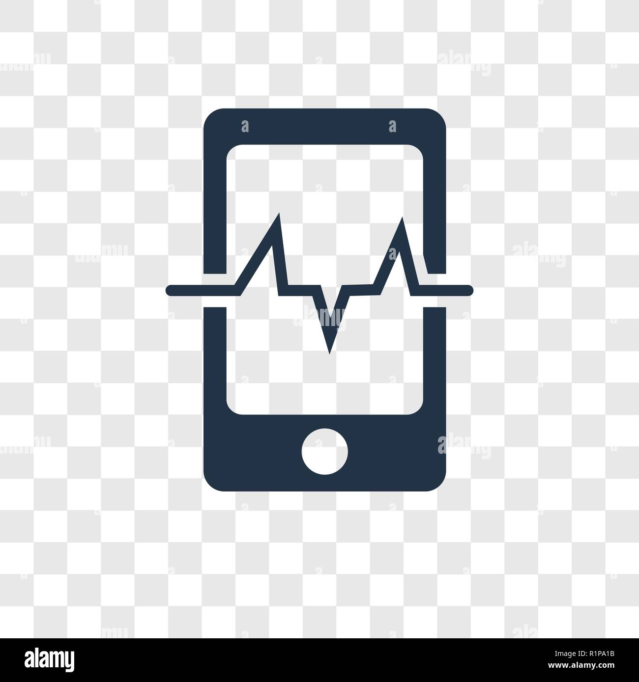 Phone vector icon isolated on transparent background, Phone ...