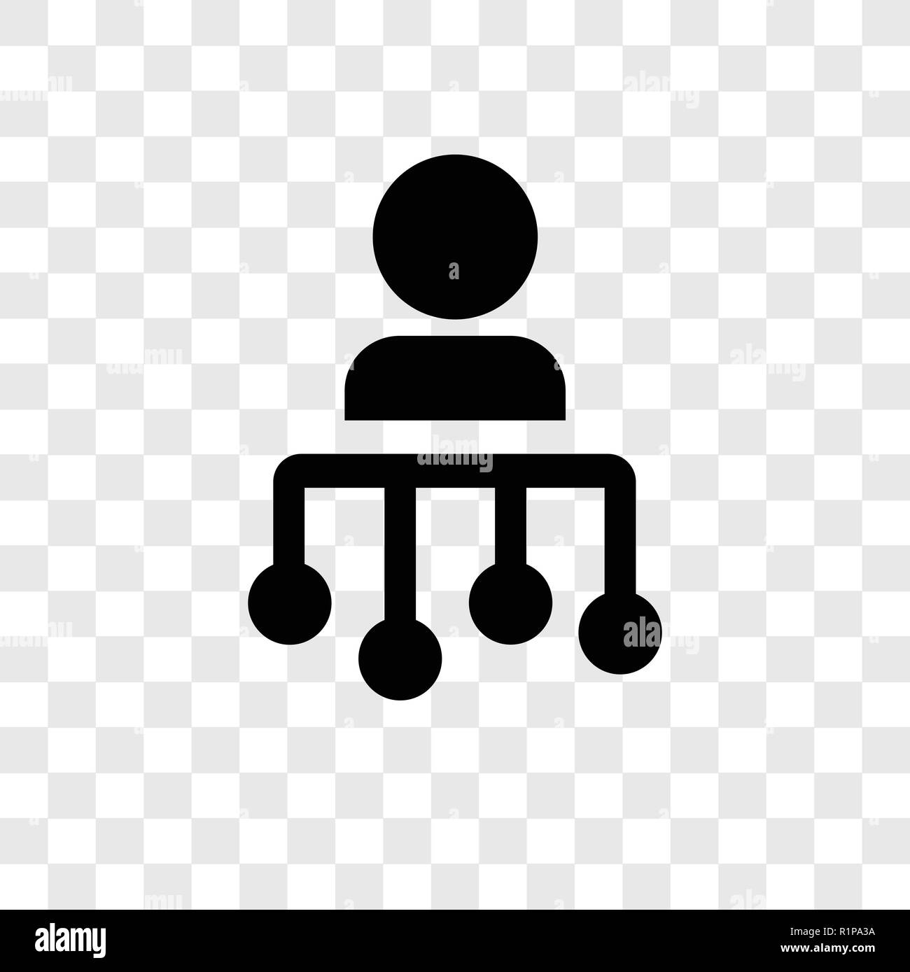 Users vector icon isolated on transparent background, Users ...