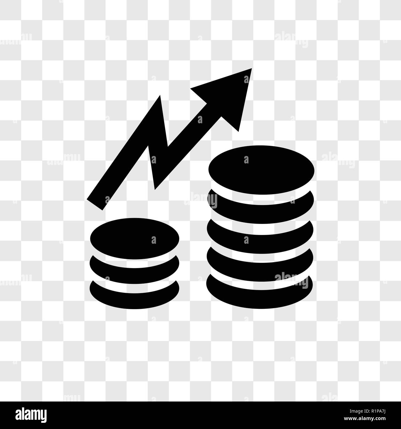 Data vector icon isolated on transparent background, Data transparency ...