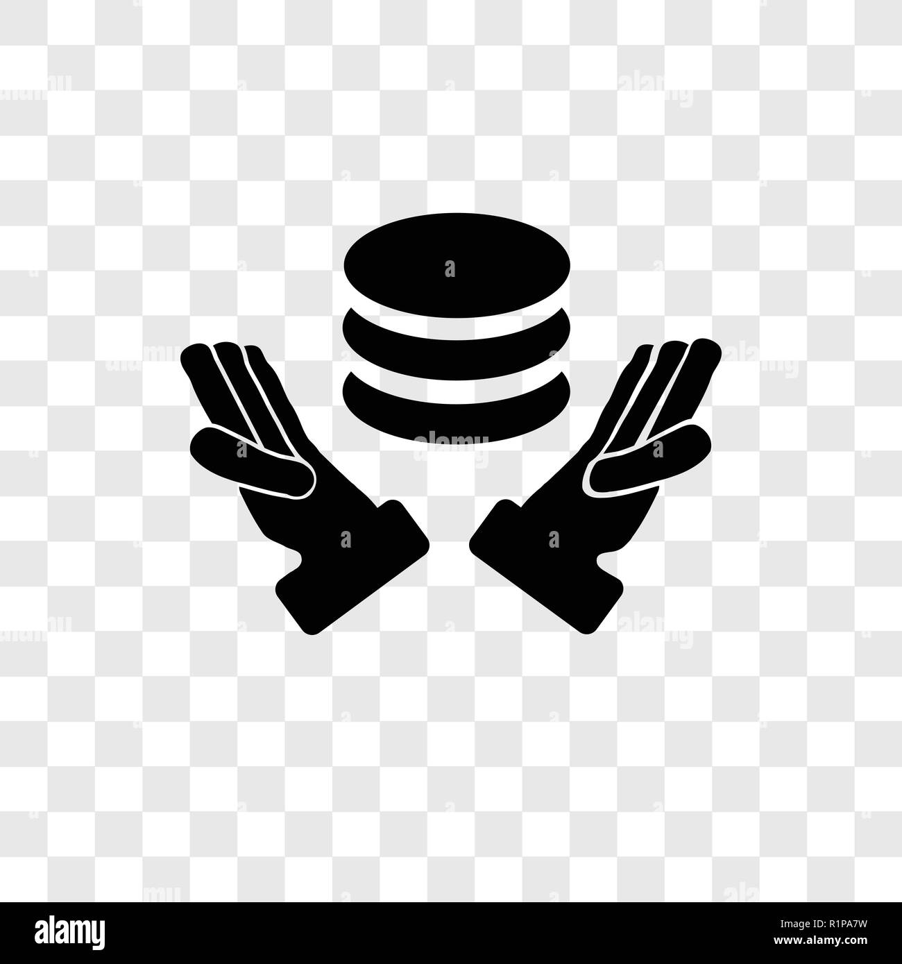 Data vector icon isolated on transparent background, Data transparency ...