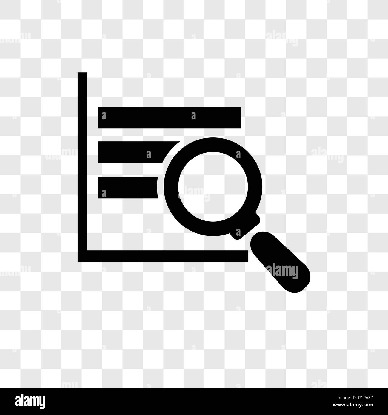 Analytics vector icon isolated on transparent background, Analytics ...