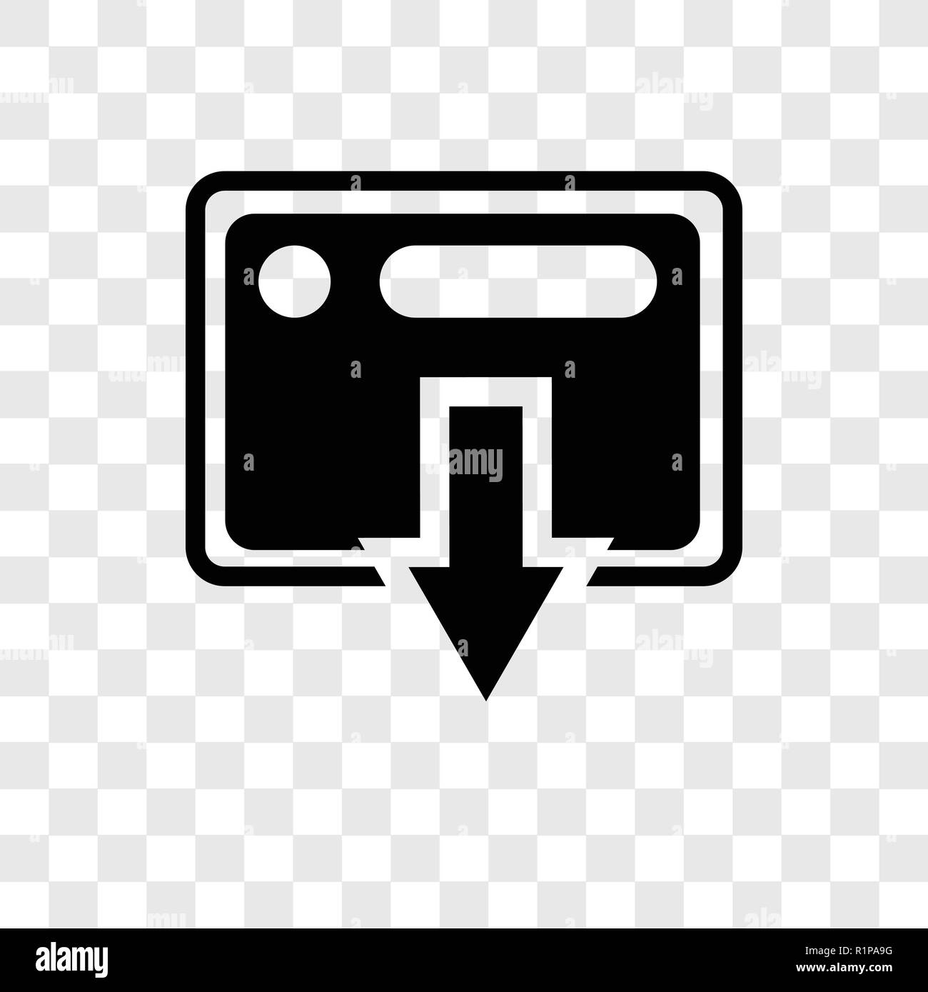 Transaction vector icon isolated on transparent background, Transaction ...