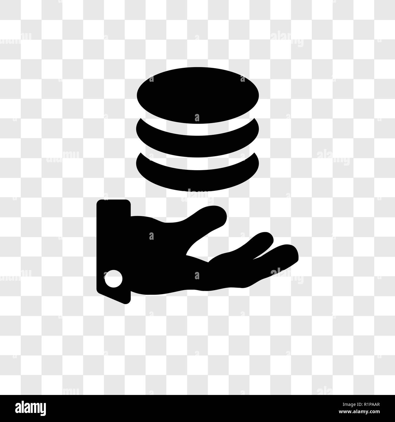 Availability vector icon isolated on transparent background ...