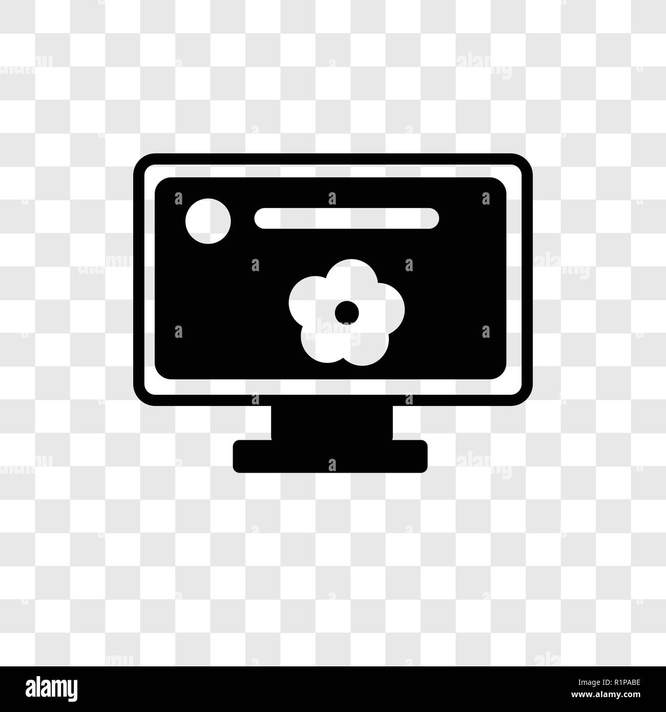 Cookies vector icon isolated on transparent background, Cookies ...