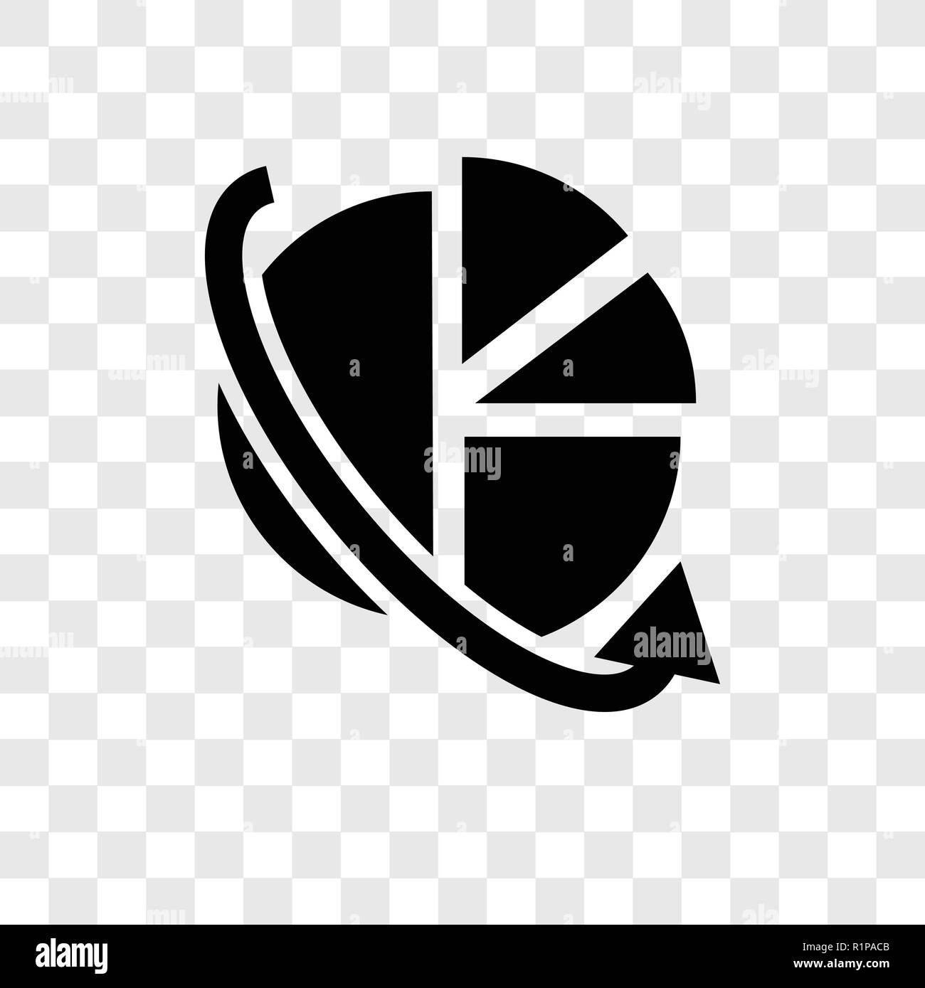 Data vector icon isolated on transparent background, Data transparency ...