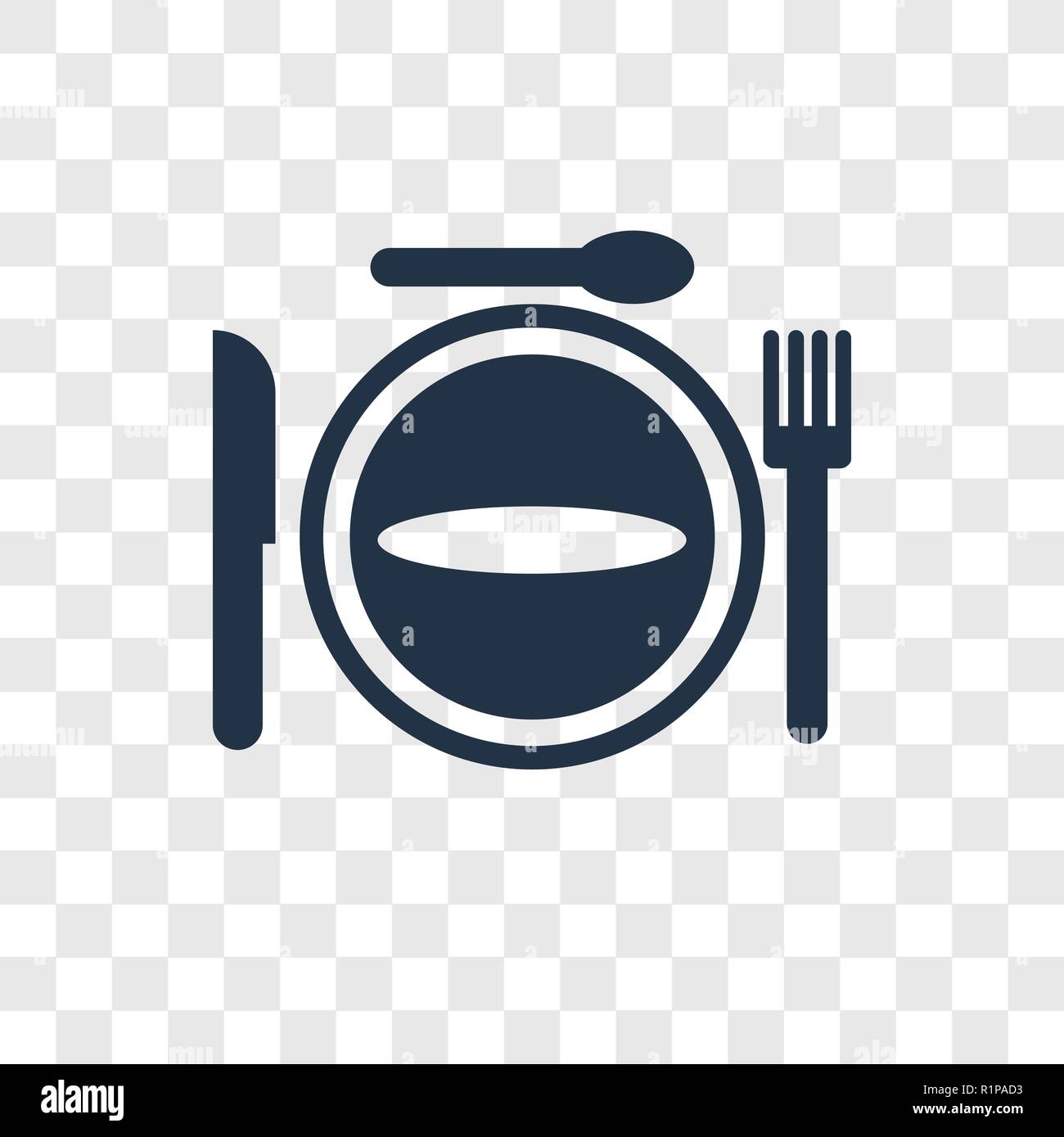 Restaurant vector icon isolated on transparent background, Restaurant ...
