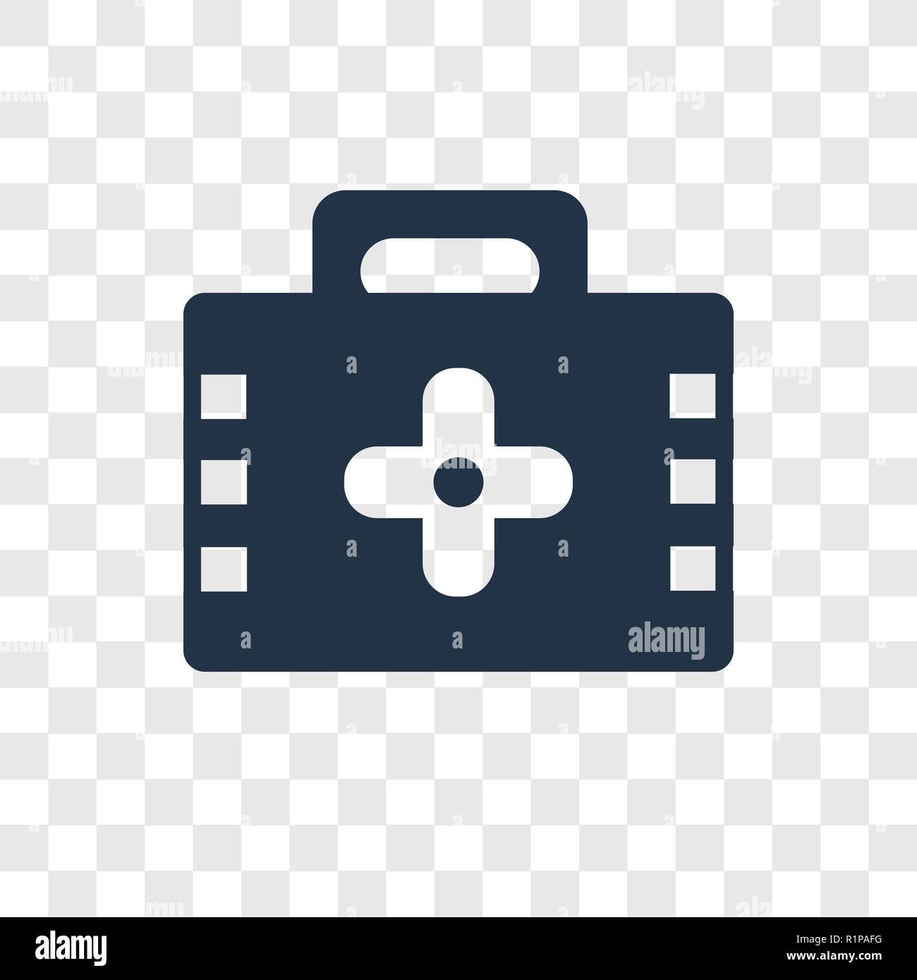 First aid vector icon isolated on transparent background, First aid ...