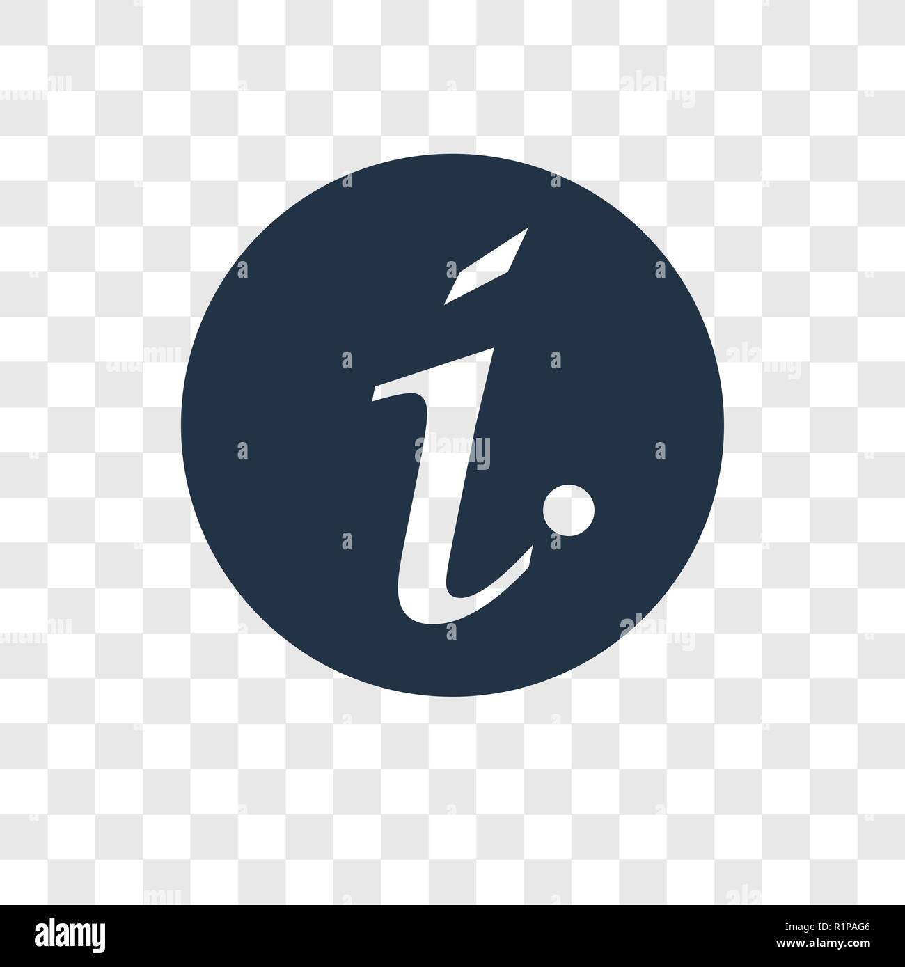 Information vector icon isolated on transparent background, Information ...