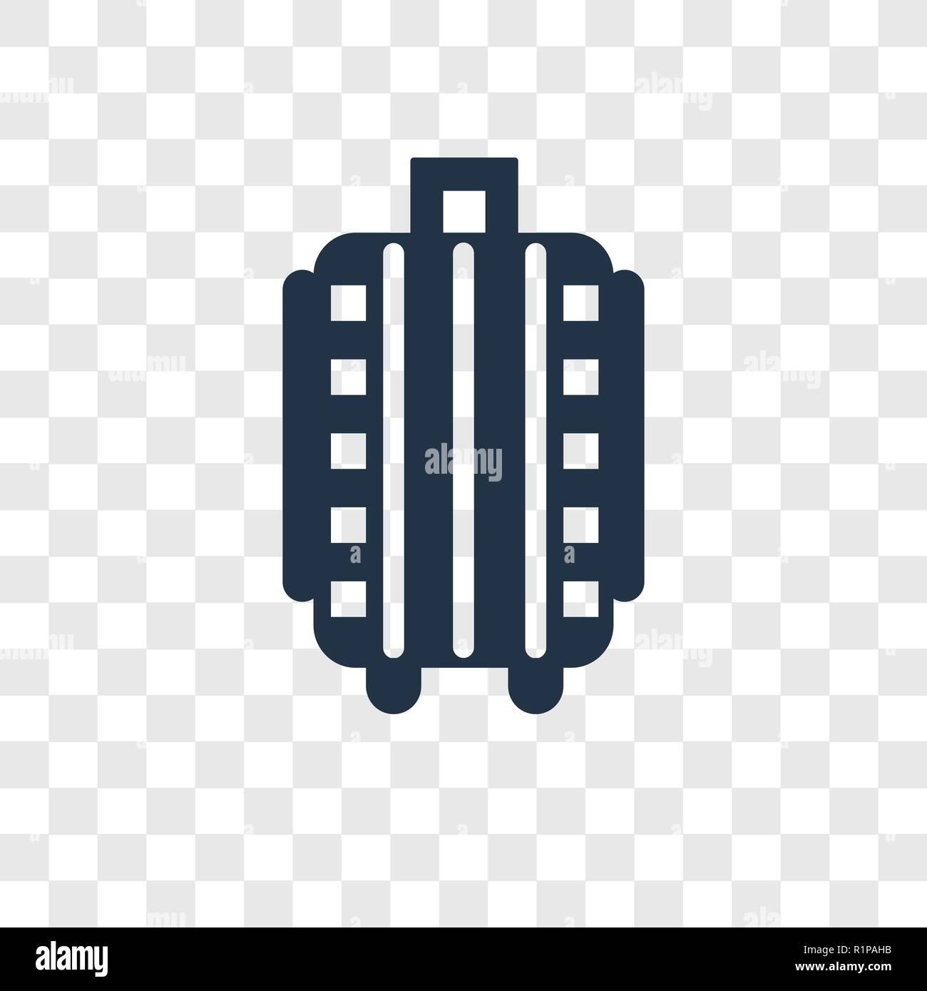 Luggage vector icon isolated on transparent background, Luggage ...