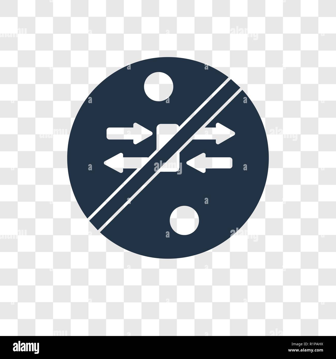 No packing vector icon isolated on transparent background, No packing ...