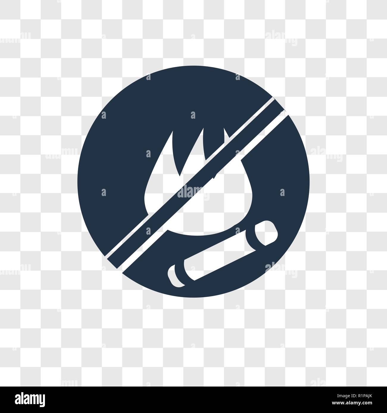 Fire vector icon isolated on transparent background, Fire transparency ...