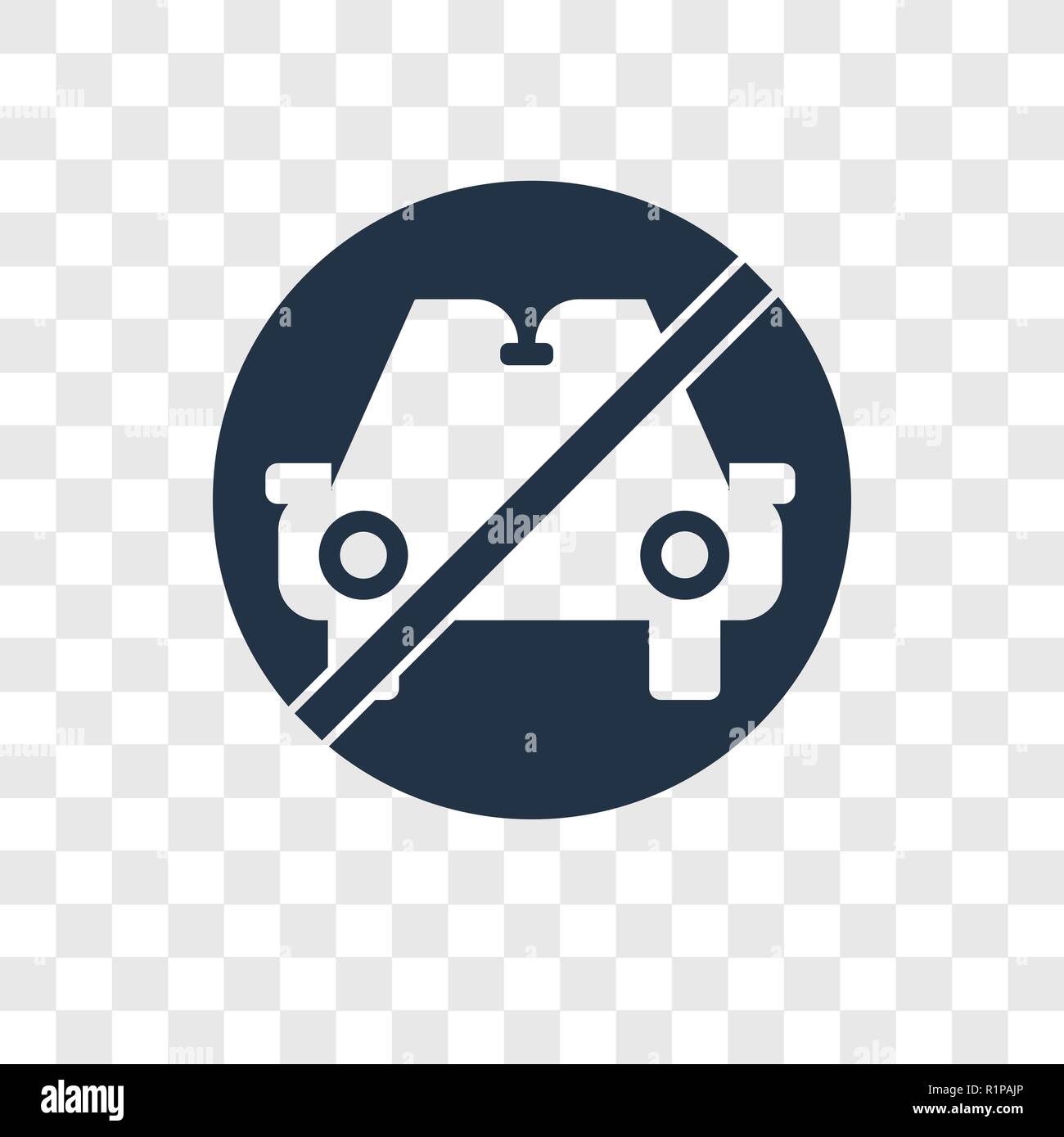 Car vector icon isolated on transparent background, Car transparency ...
