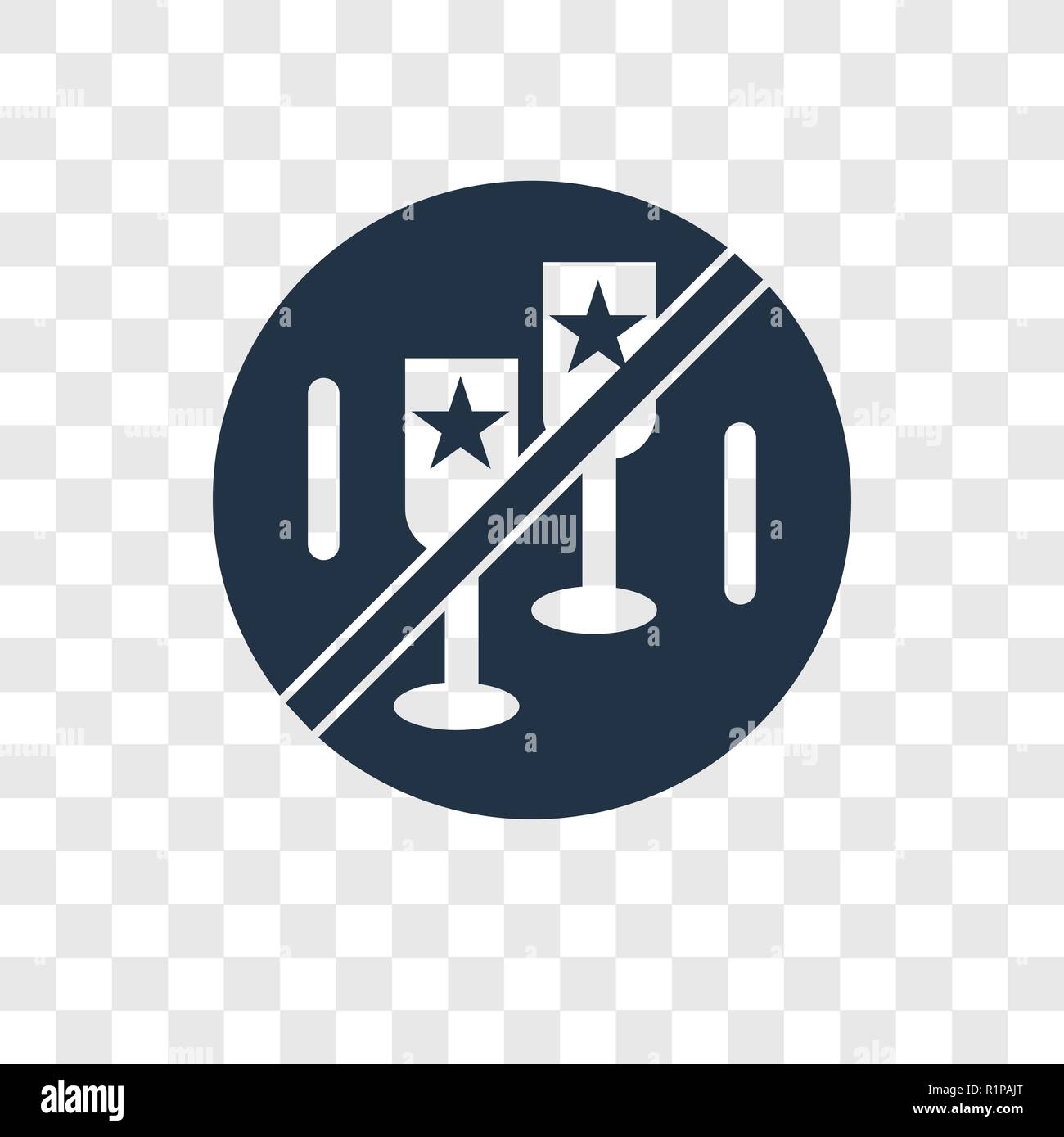 Drinks vector icon isolated on transparent background, Drinks ...