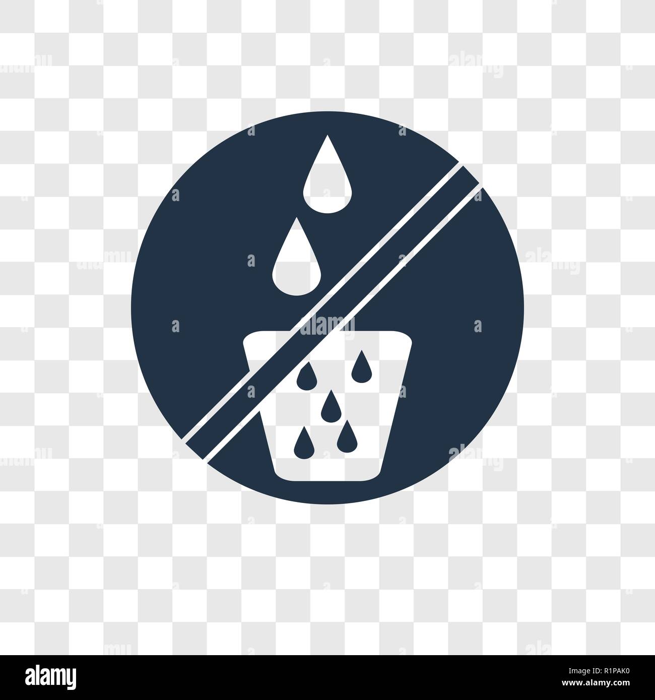 Water vector icon isolated on transparent background, Water ...