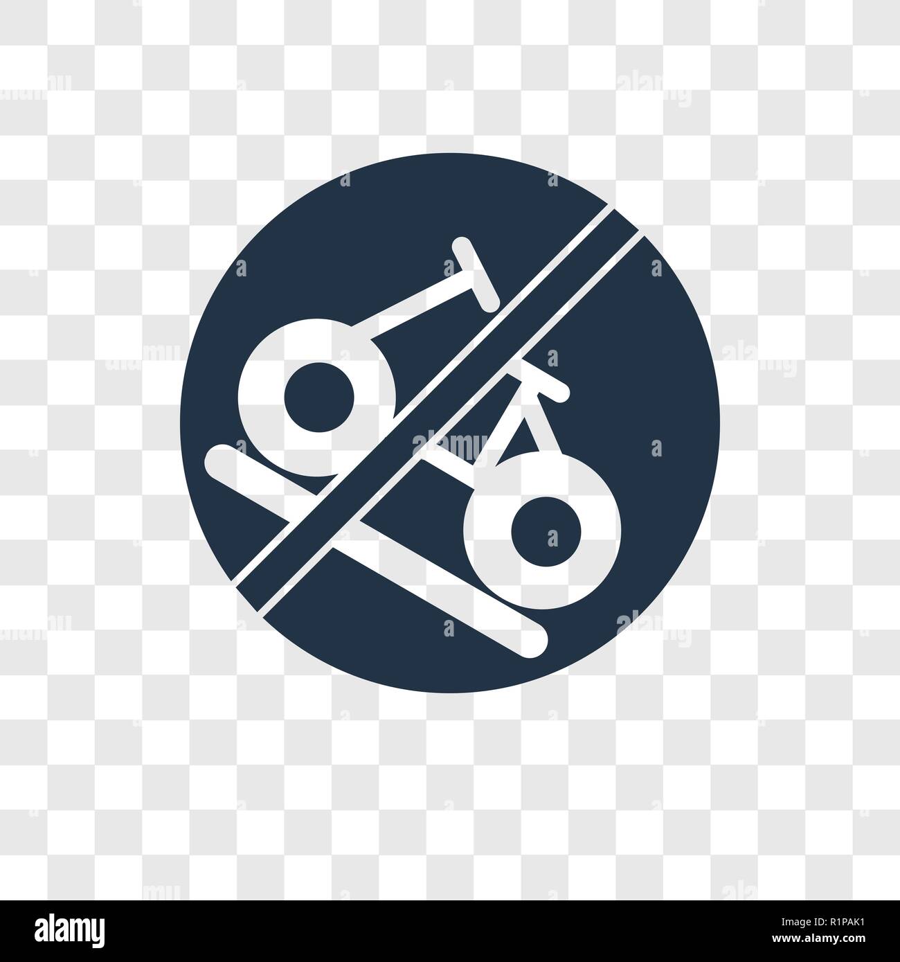 Bicycle vector icon isolated on transparent background, Bicycle ...