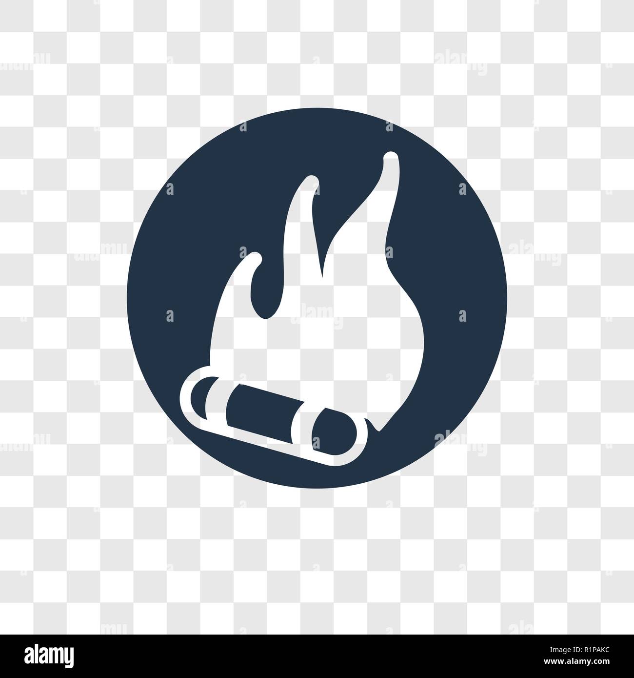 Fire Warning vector icon isolated on transparent background, Fire ...