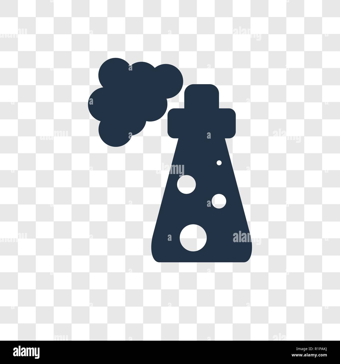 Chemical products vector icon isolated on transparent background ...