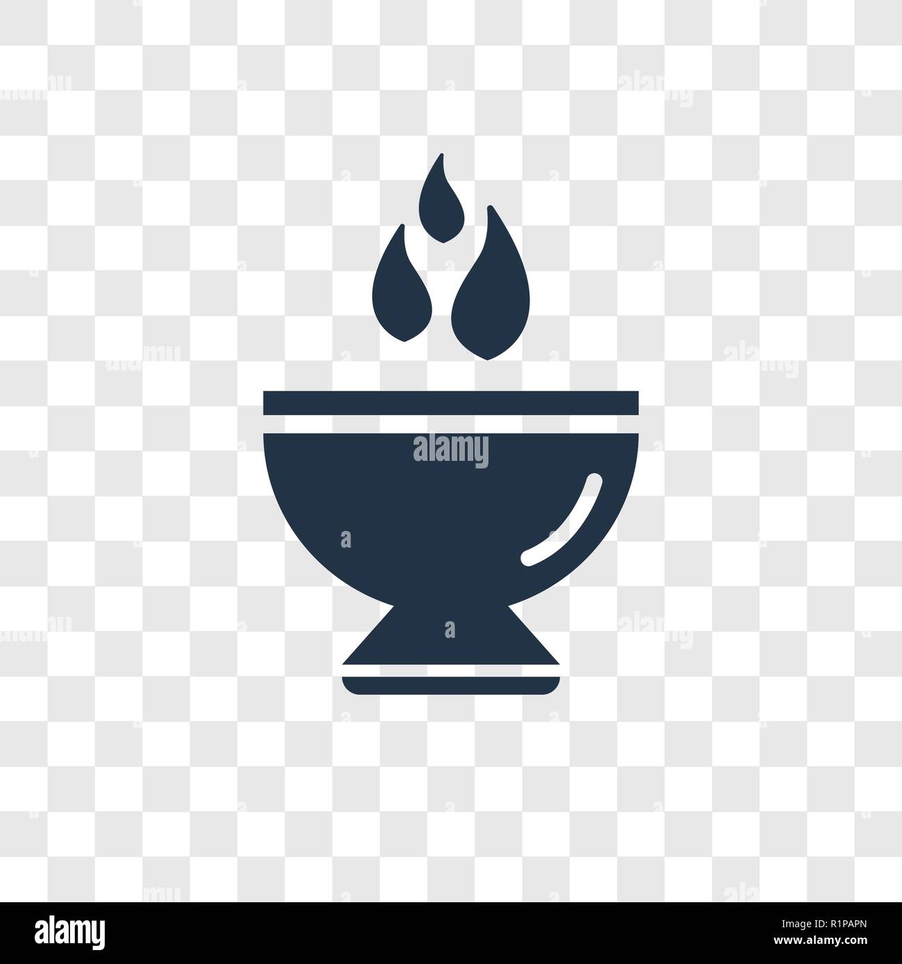 Bowl vector icon isolated on transparent background, Bowl transparency ...