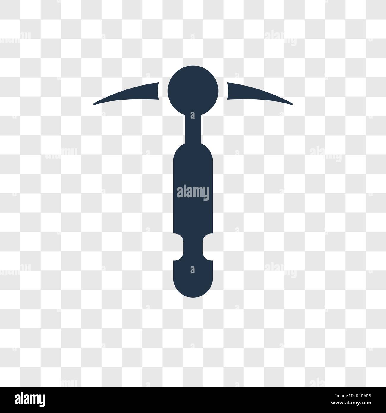 Pick vector icon isolated on transparent background, Pick transparency ...