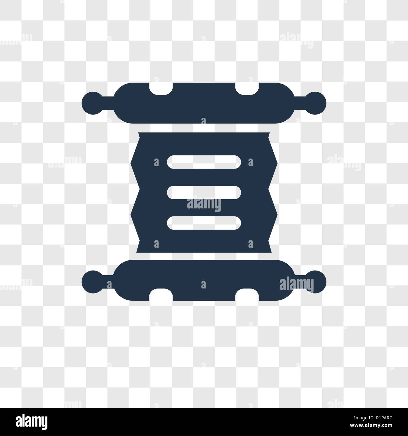 Papyrus vector icon isolated on transparent background, Papyrus ...