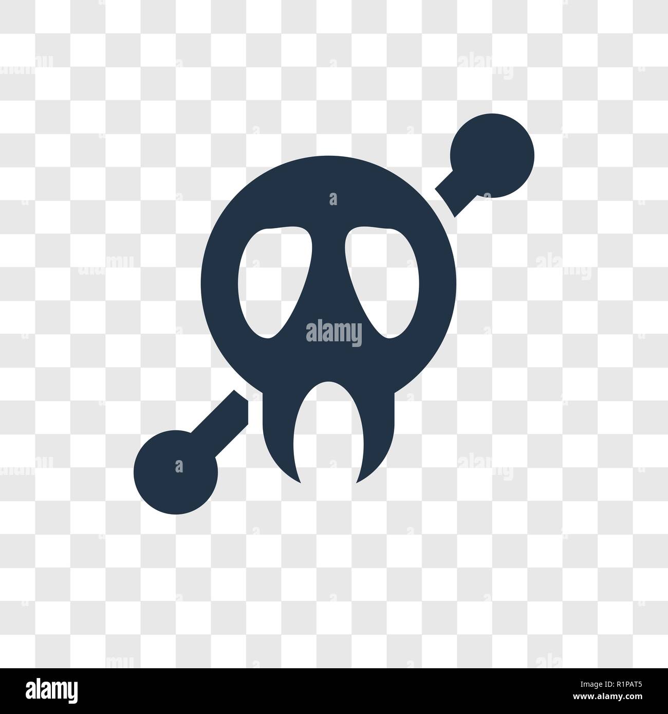 Skeleton vector icon isolated on transparent background, Skeleton ...
