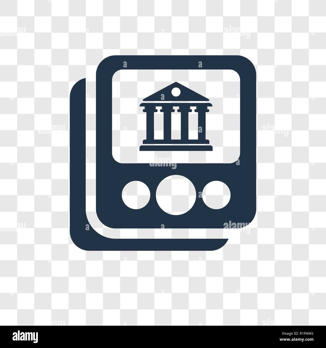 Picture vector icon isolated on transparent background, Picture ...