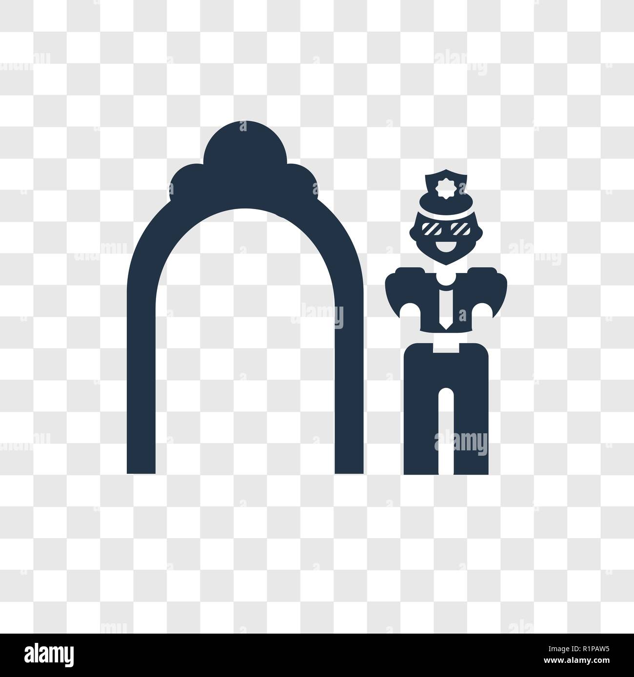 Arc vector icon isolated on transparent background, Arc transparency ...