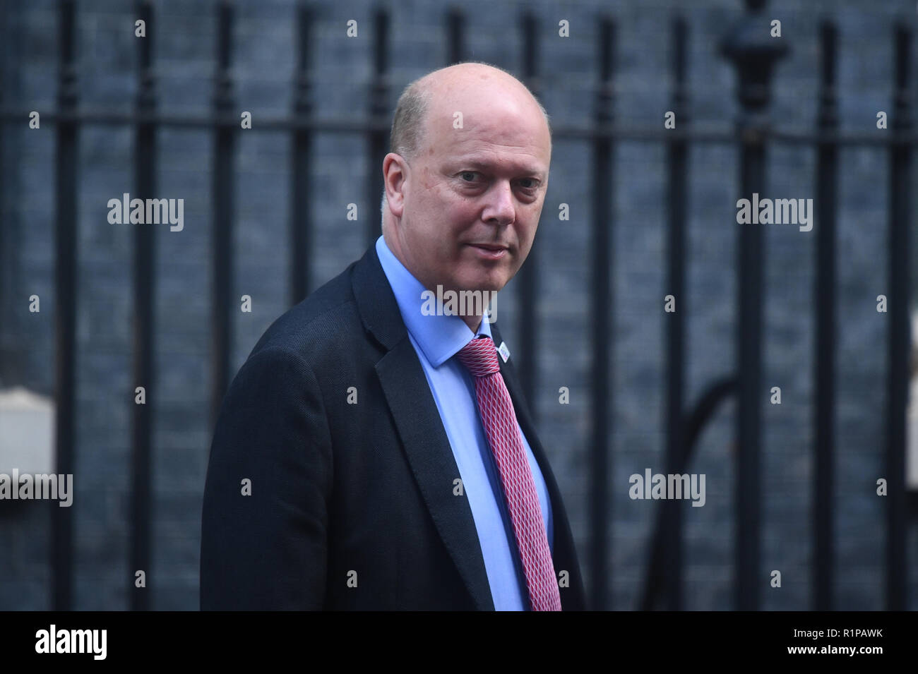Transport Secretary Chris Grayling leaves Downing Street, London Stock ...