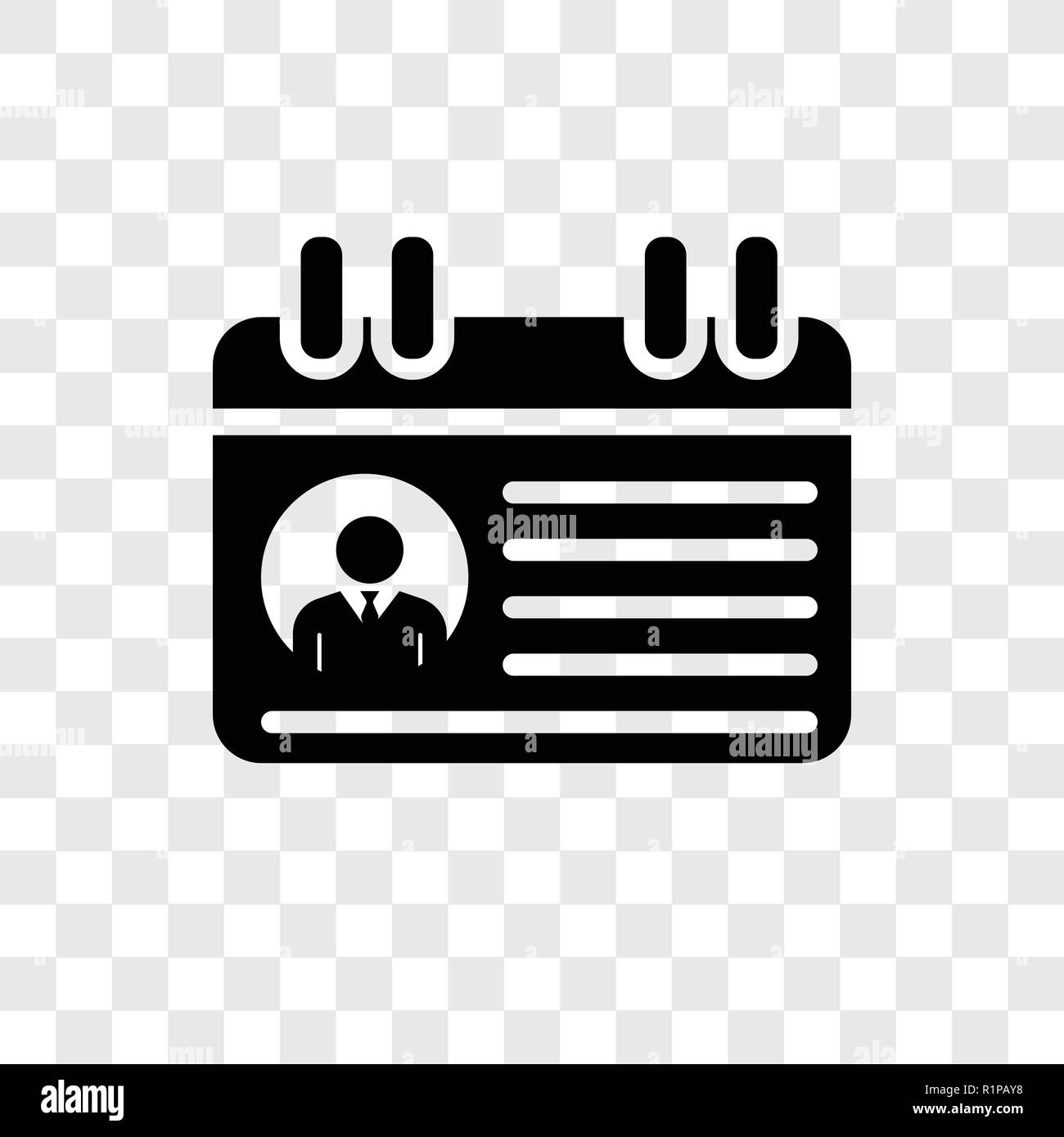 Profile vector icon isolated on transparent background, Profile ...