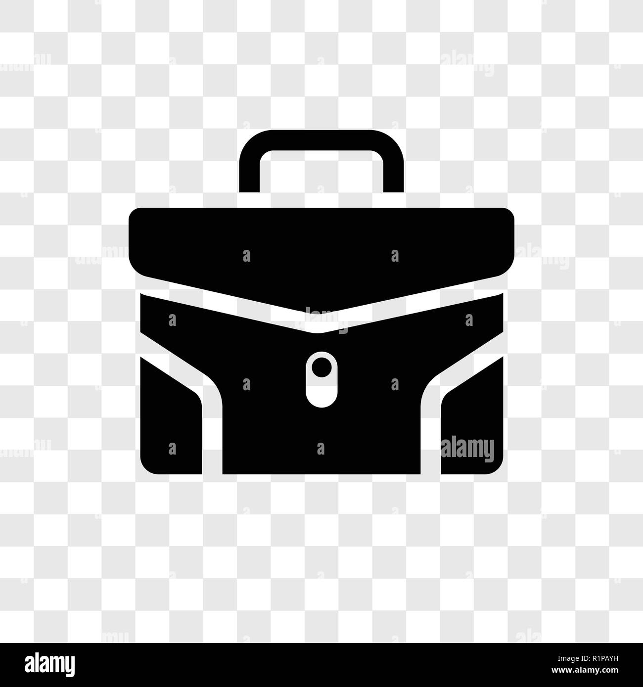 Suitcase vector icon isolated on transparent background, Suitcase ...