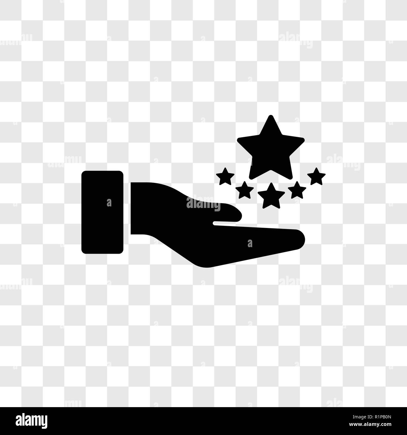 Fame vector icon isolated on transparent background, Fame transparency ...