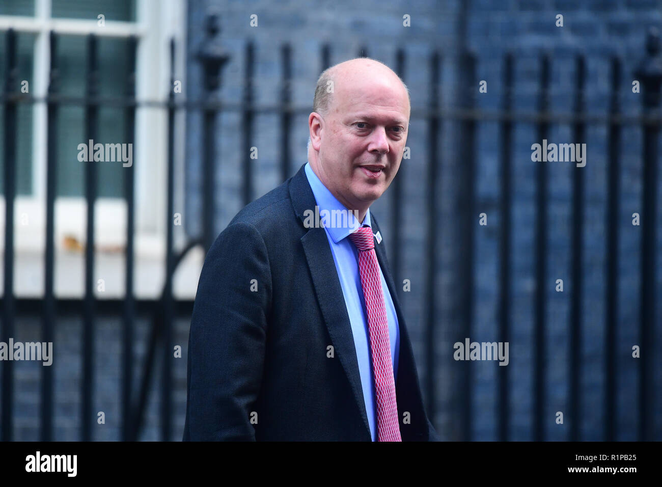 Transport Secretary Chris Grayling leaves Downing Street, London Stock ...