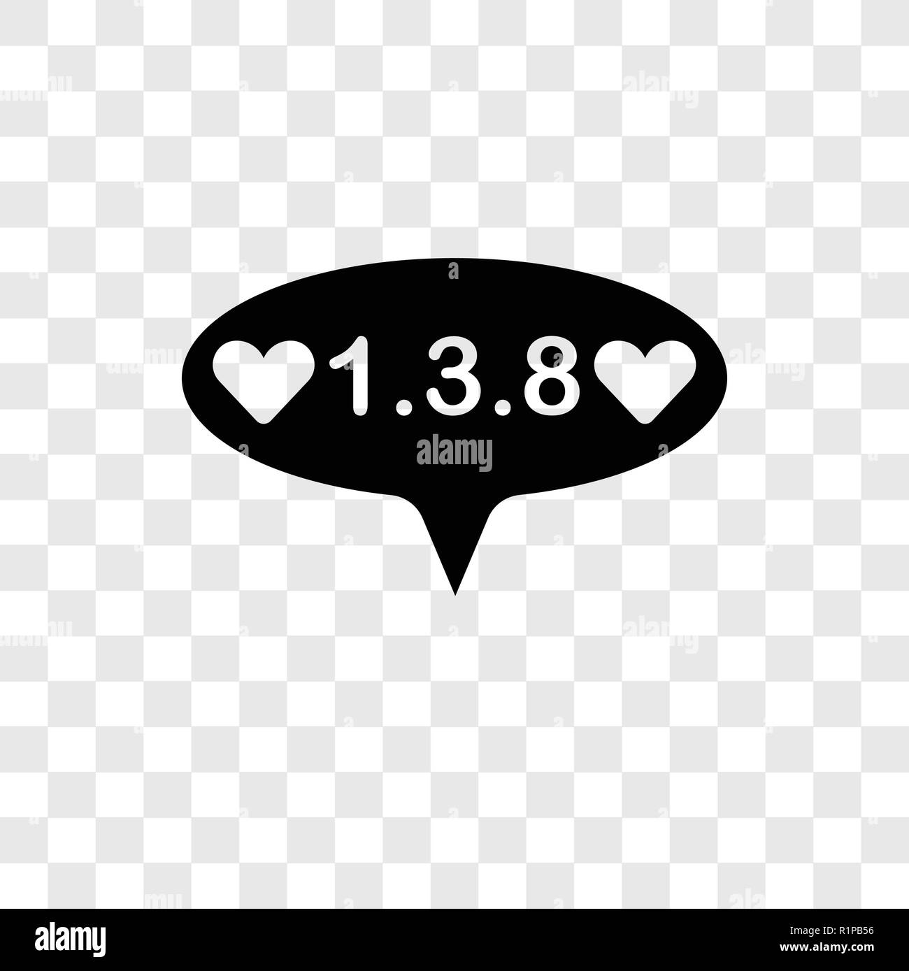 Counting vector icon isolated on transparent background, Counting ...