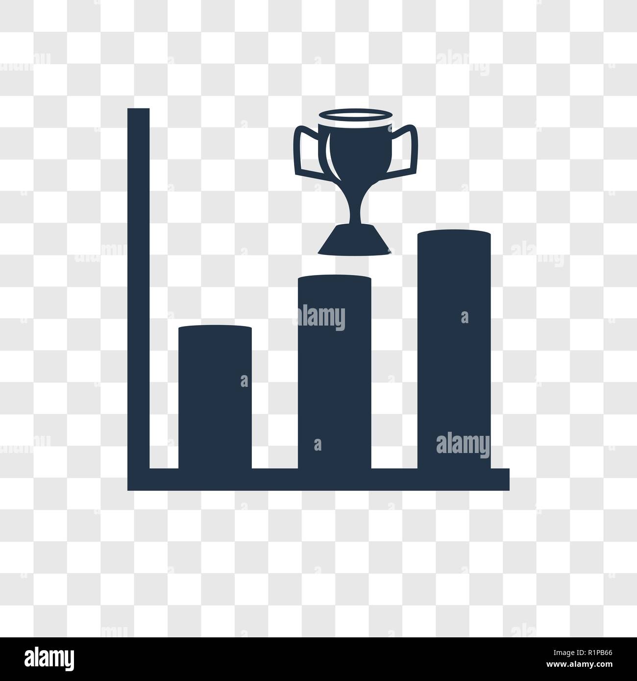 Graph bar vector icon isolated on transparent background, Graph bar ...