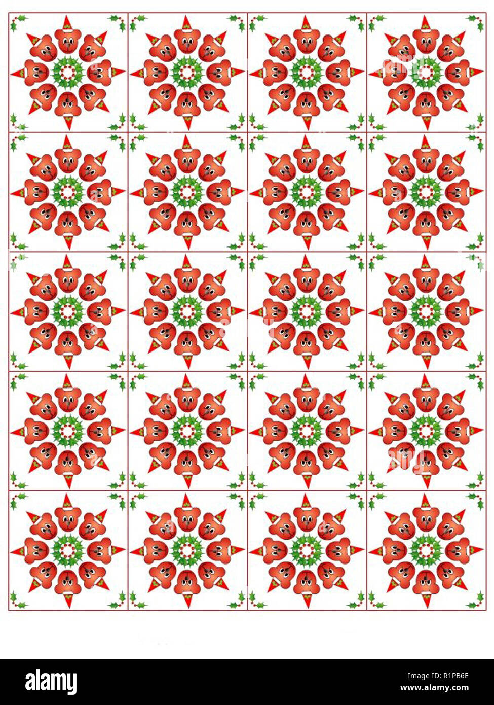 christmas pattern design Stock Photo - Alamy