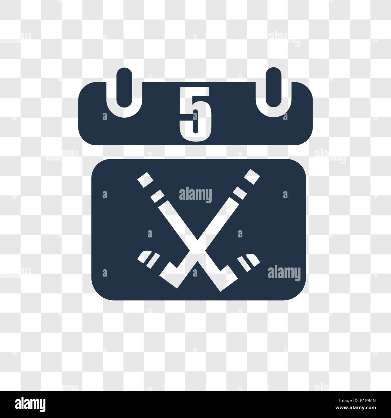 Calendar vector icon isolated on transparent background, Calendar ...