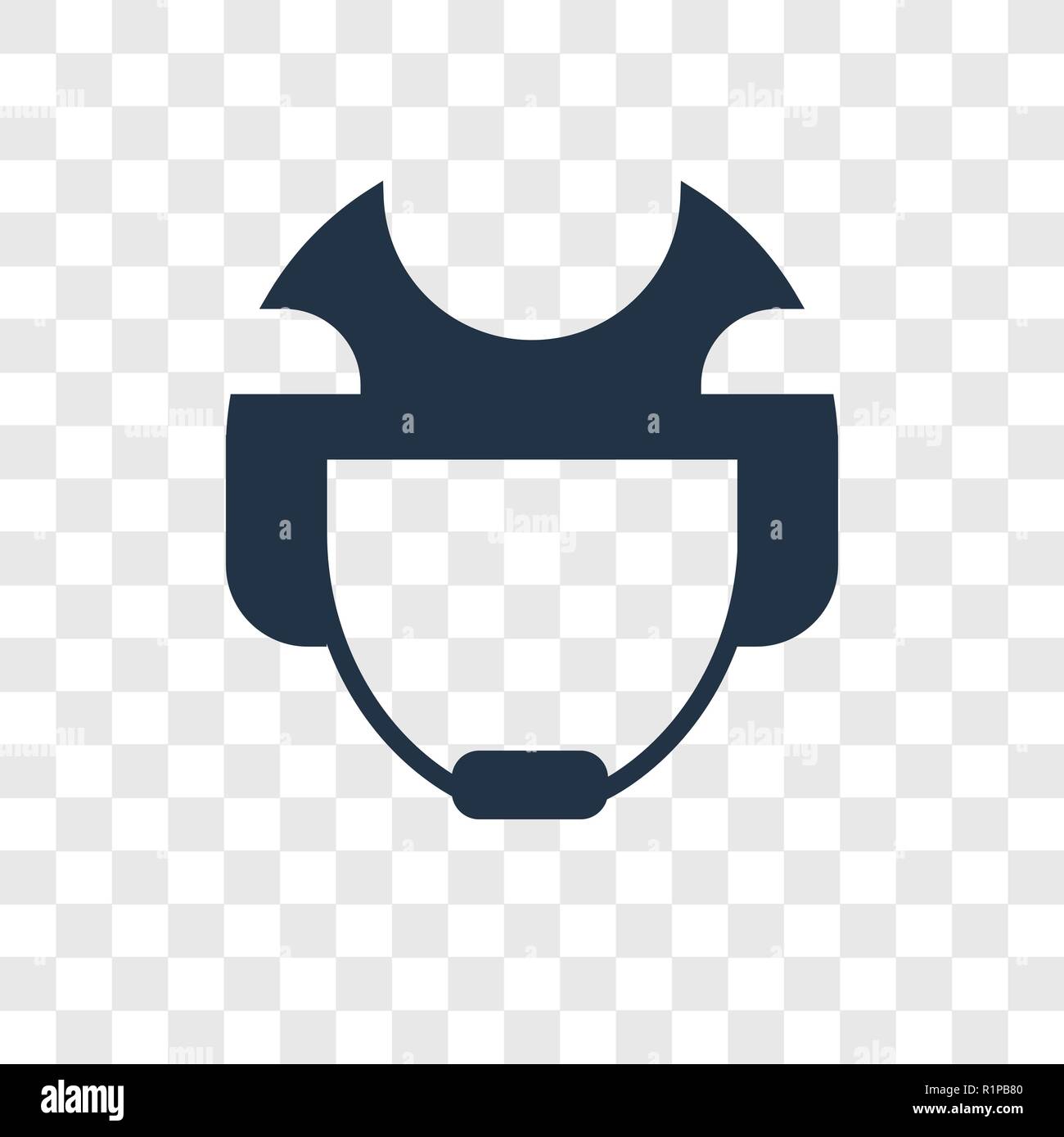 Helmet vector icon isolated on transparent background, Helmet ...