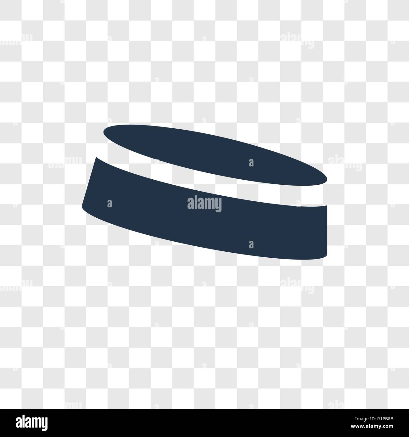 Puck vector icon isolated on transparent background, Puck transparency ...