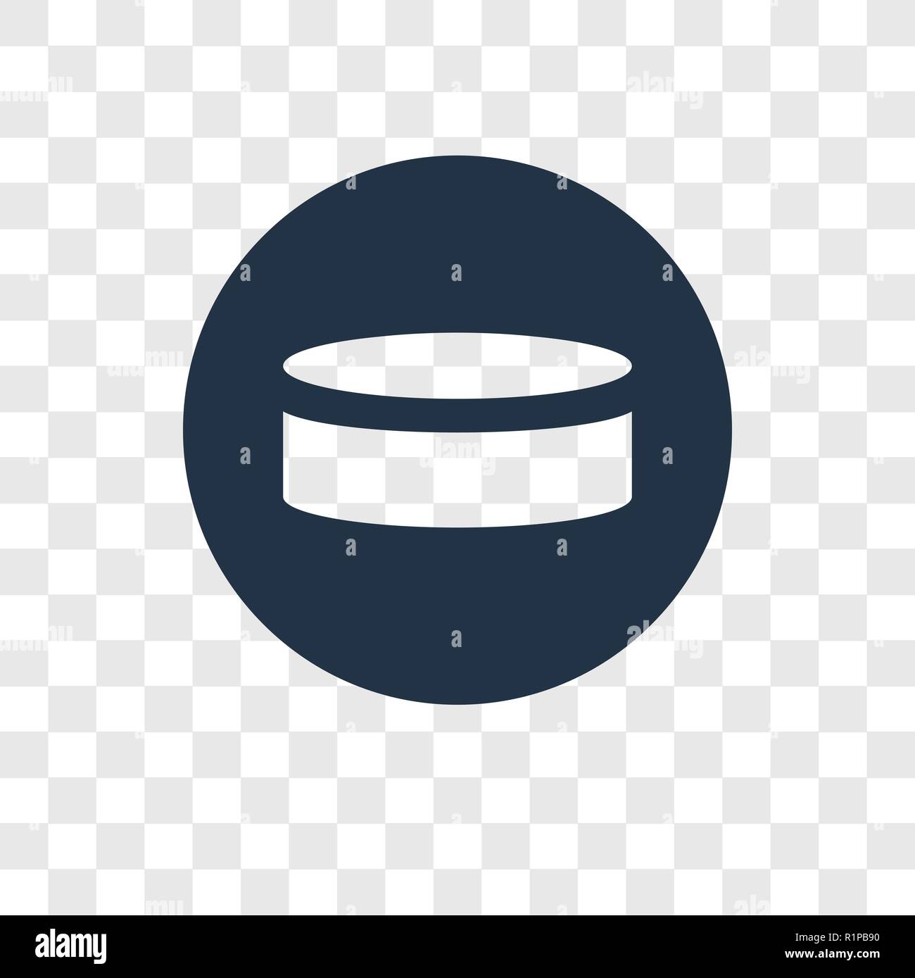 Puck vector icon isolated on transparent background, Puck transparency ...