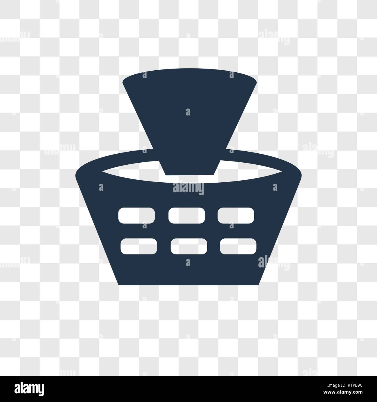 Stadium vector icon isolated on transparent background, Stadium ...