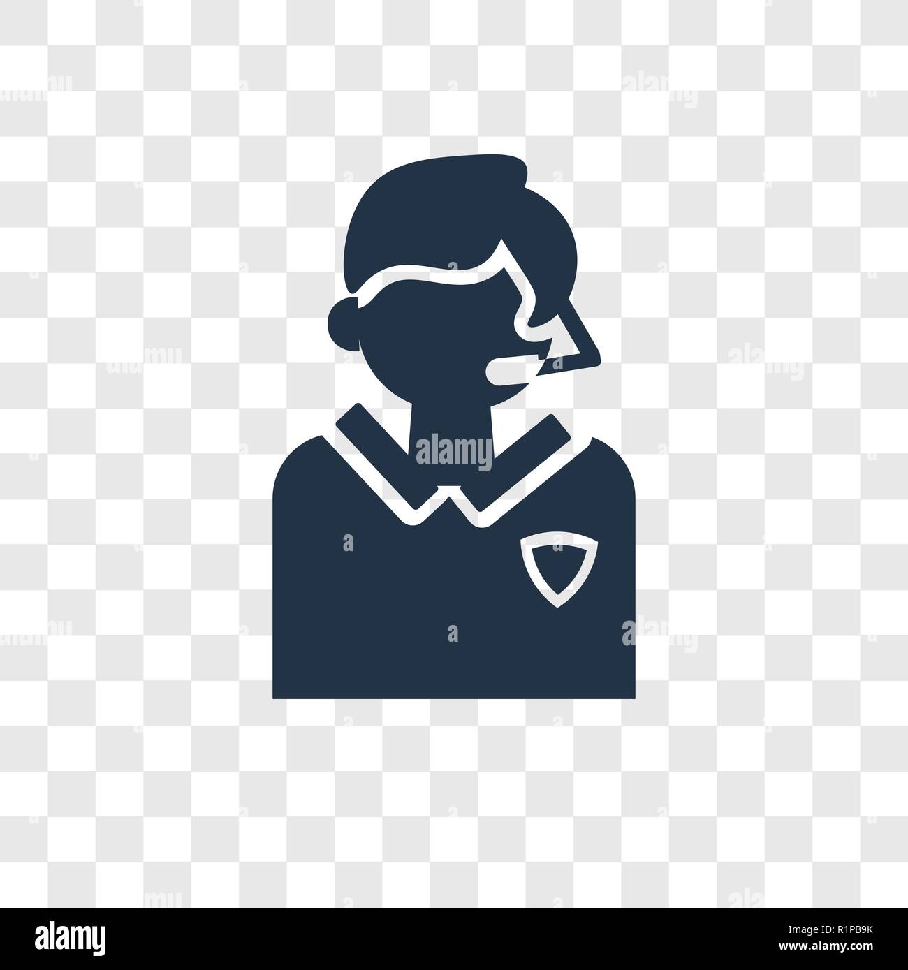 Commerce vector icon isolated on transparent background, Commerce ...