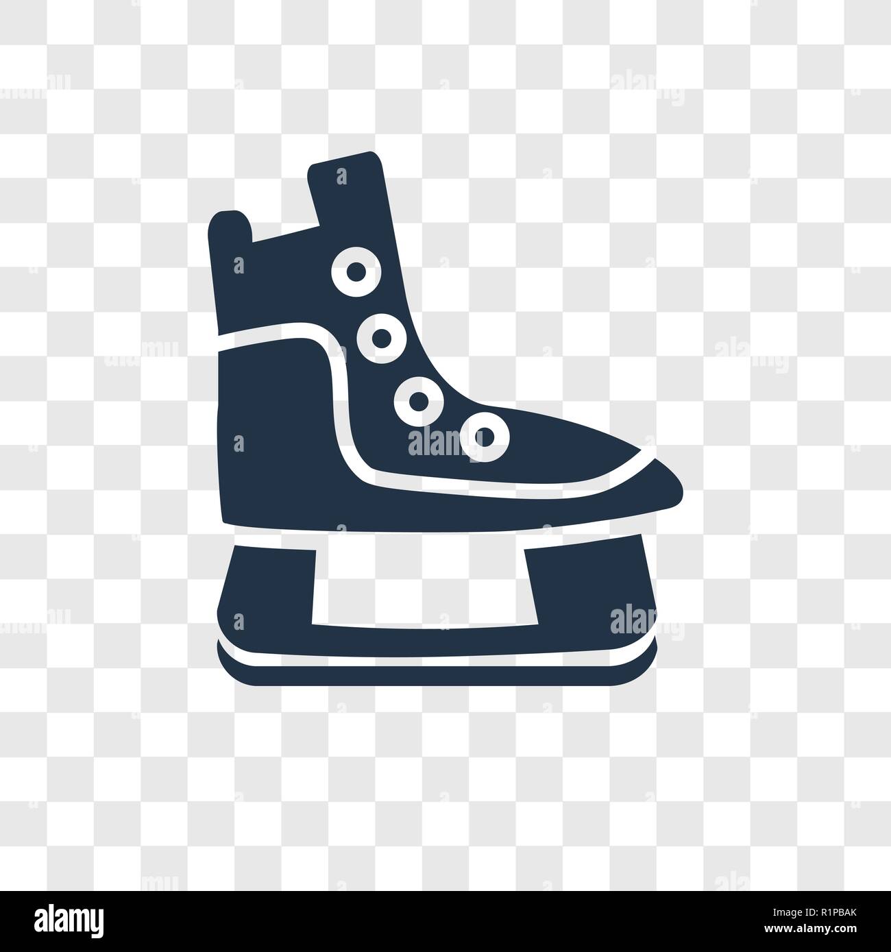 Ice skate vector icon isolated on transparent background, Ice skate ...
