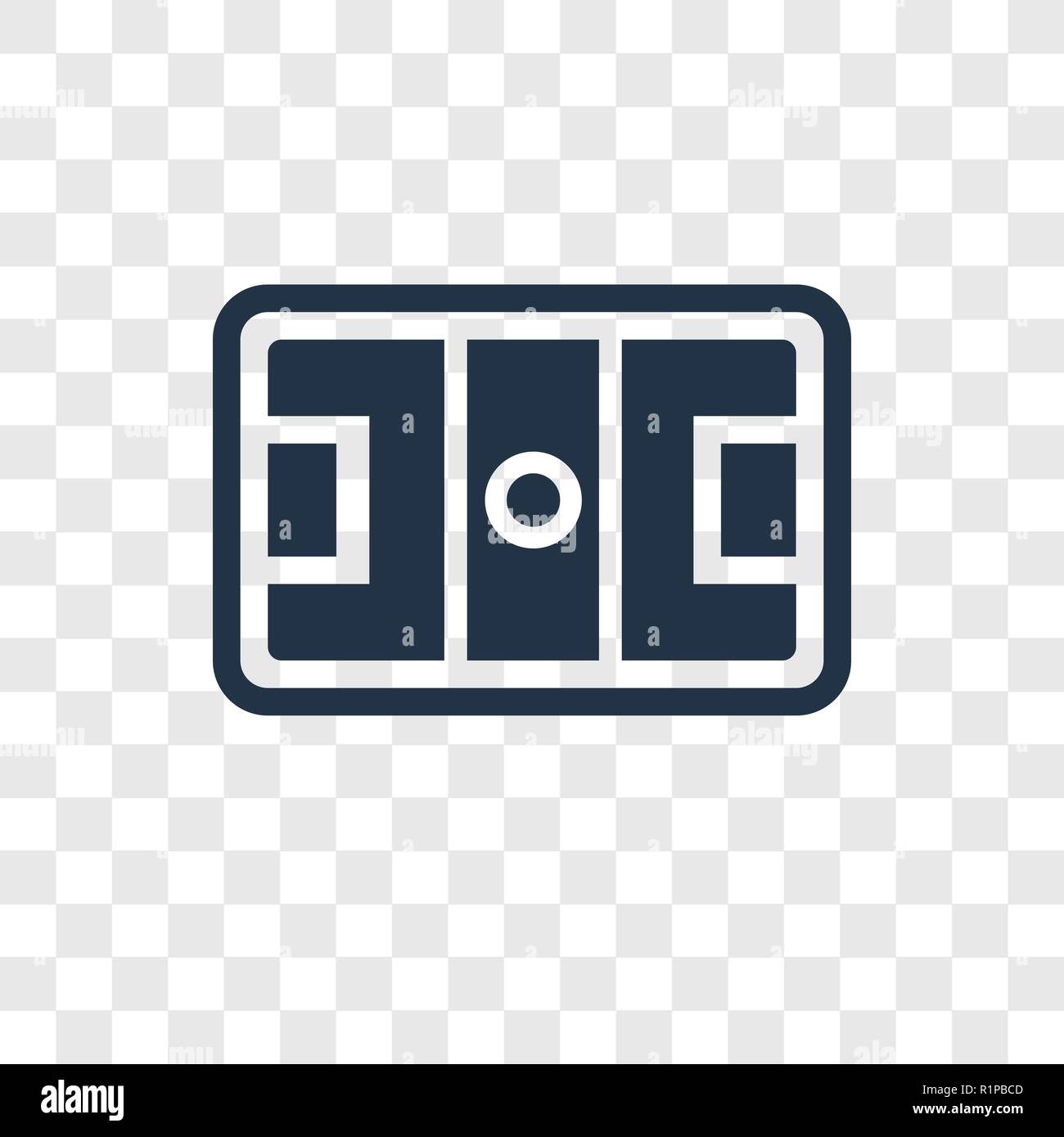Hockey pitch vector icon isolated on transparent background, Hockey ...