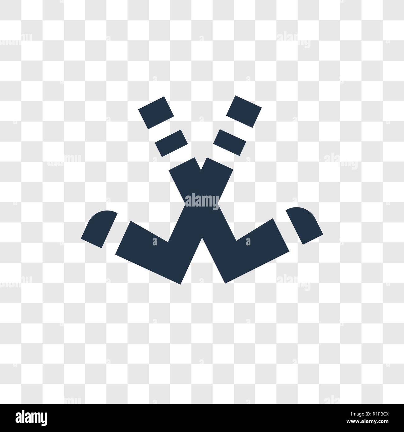 Hockey vector icon isolated on transparent background, Hockey ...
