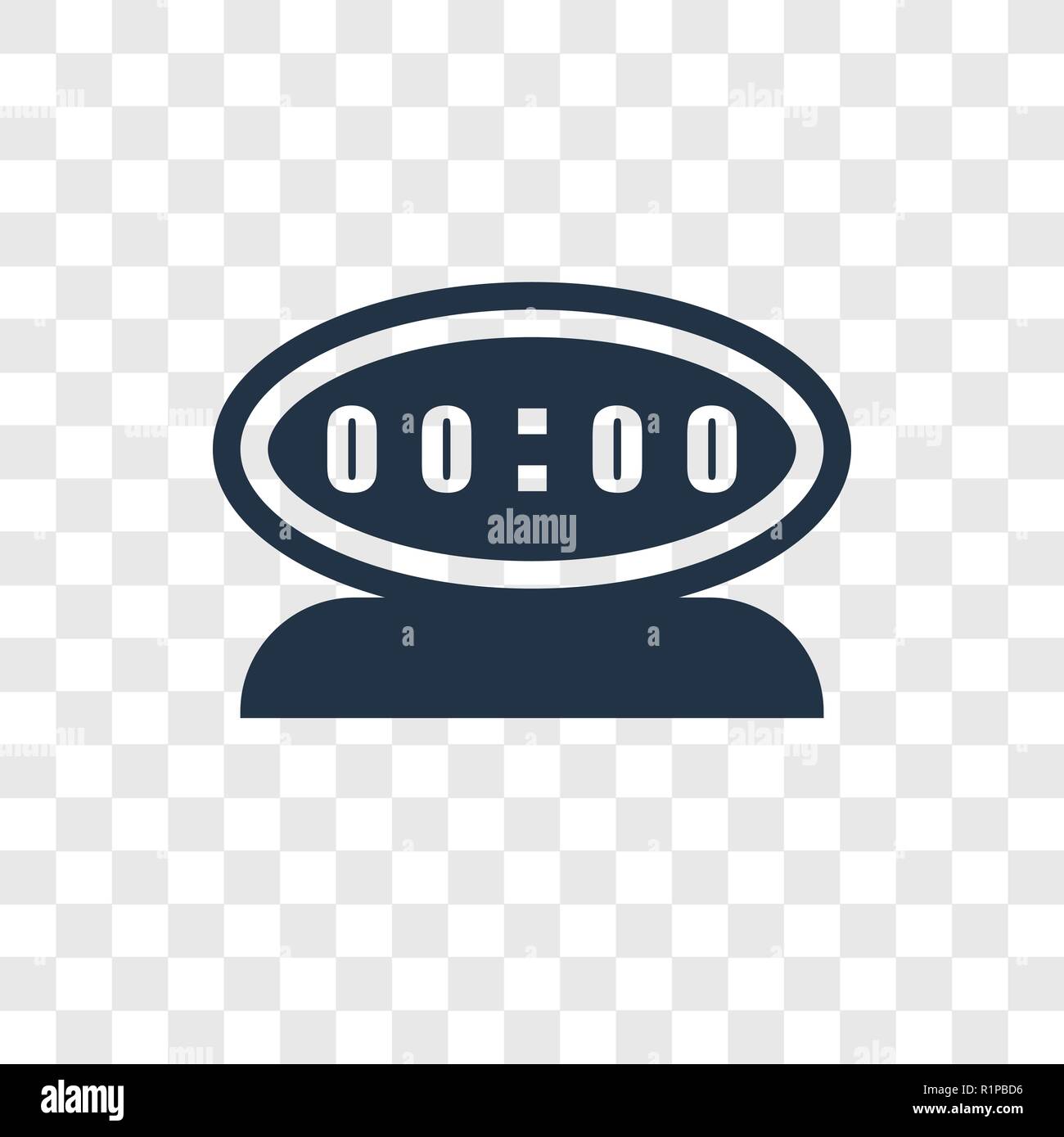 Timer vector icon isolated on transparent background, Timer ...